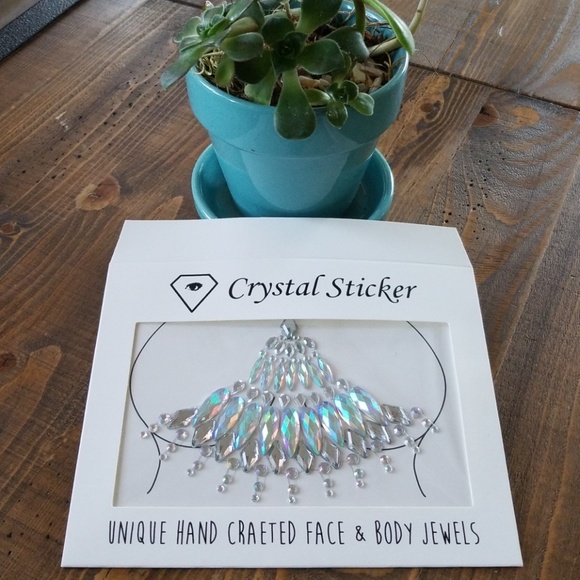 Jewelry | 7 For 2 Crystal Stickers Face Body Jewels | Poshmark